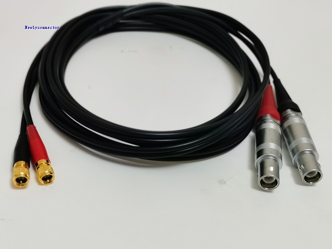 Cable Lemo01 - Microdot seal 2m dual cable RG174